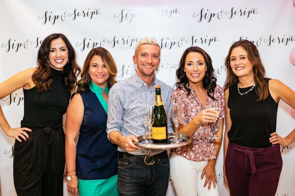 Sip & Script Greenville, SC Calligraphy CLass Launch Party - Sip & Script