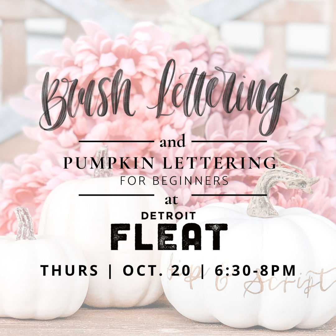 Upcoming Brush Lettering Classes, Learn Brush Lettering, Sip & Script®