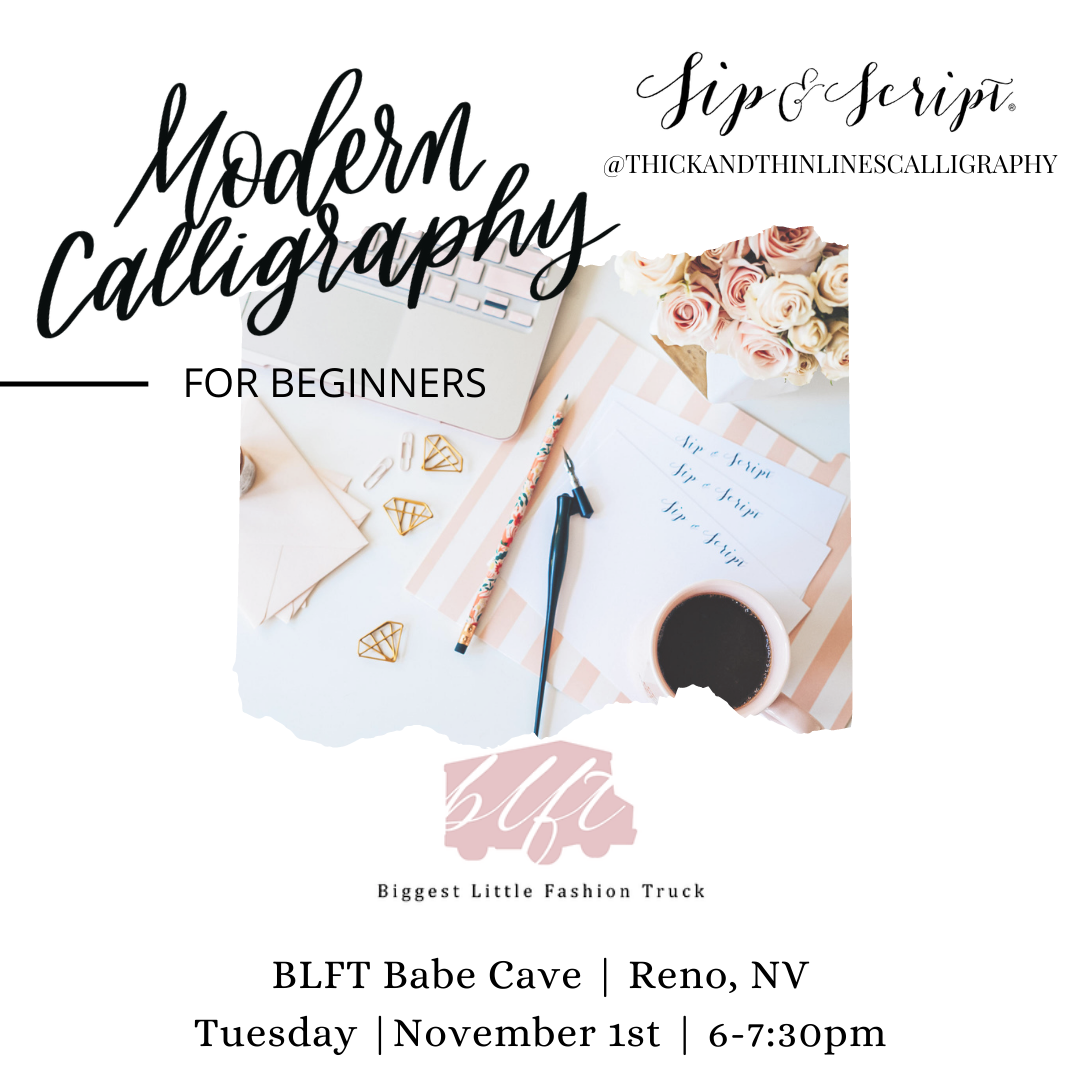 Shop & Script at BLFT Babe Cave - Modern Calligraphy for beginners ...