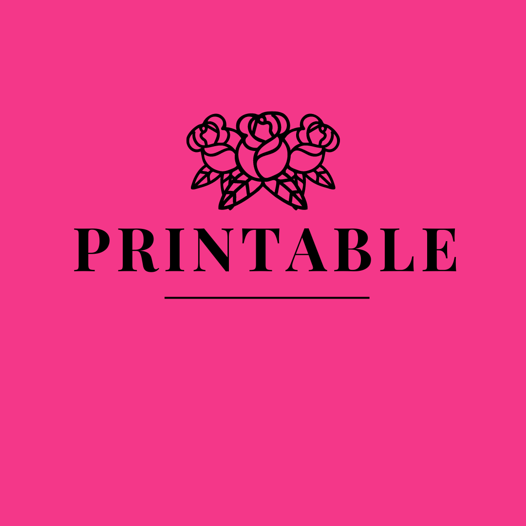 Galentine Word Guide - Sip & Script