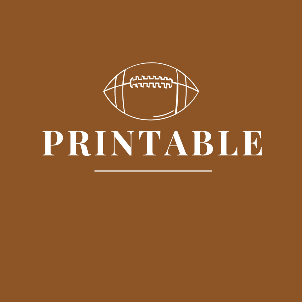 Football Word Guide - Sip & Script