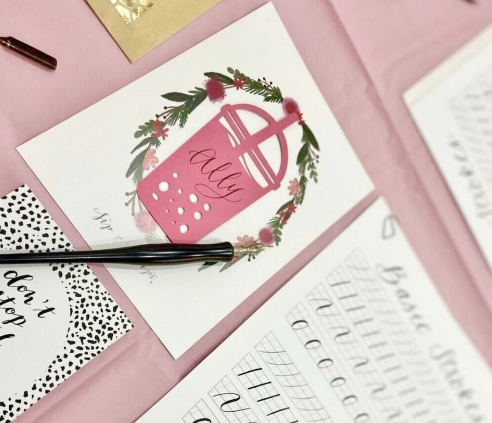 Upcoming Modern Calligraphy & Brush Lettering Classes, Sip & Script®