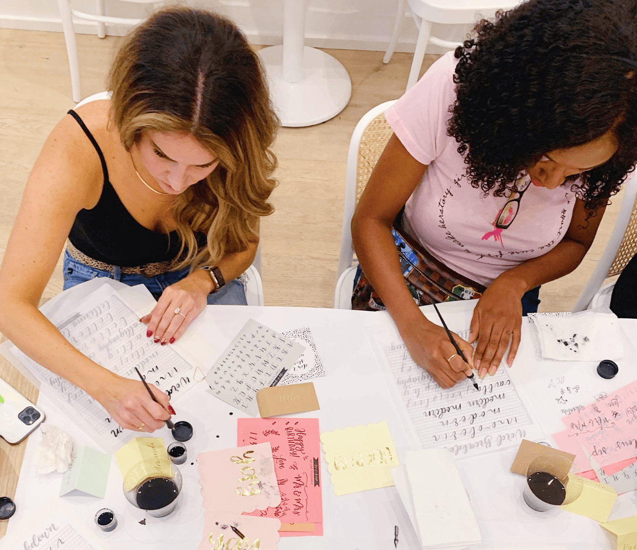 Upcoming Modern Calligraphy & Brush Lettering Classes, Sip & Script®