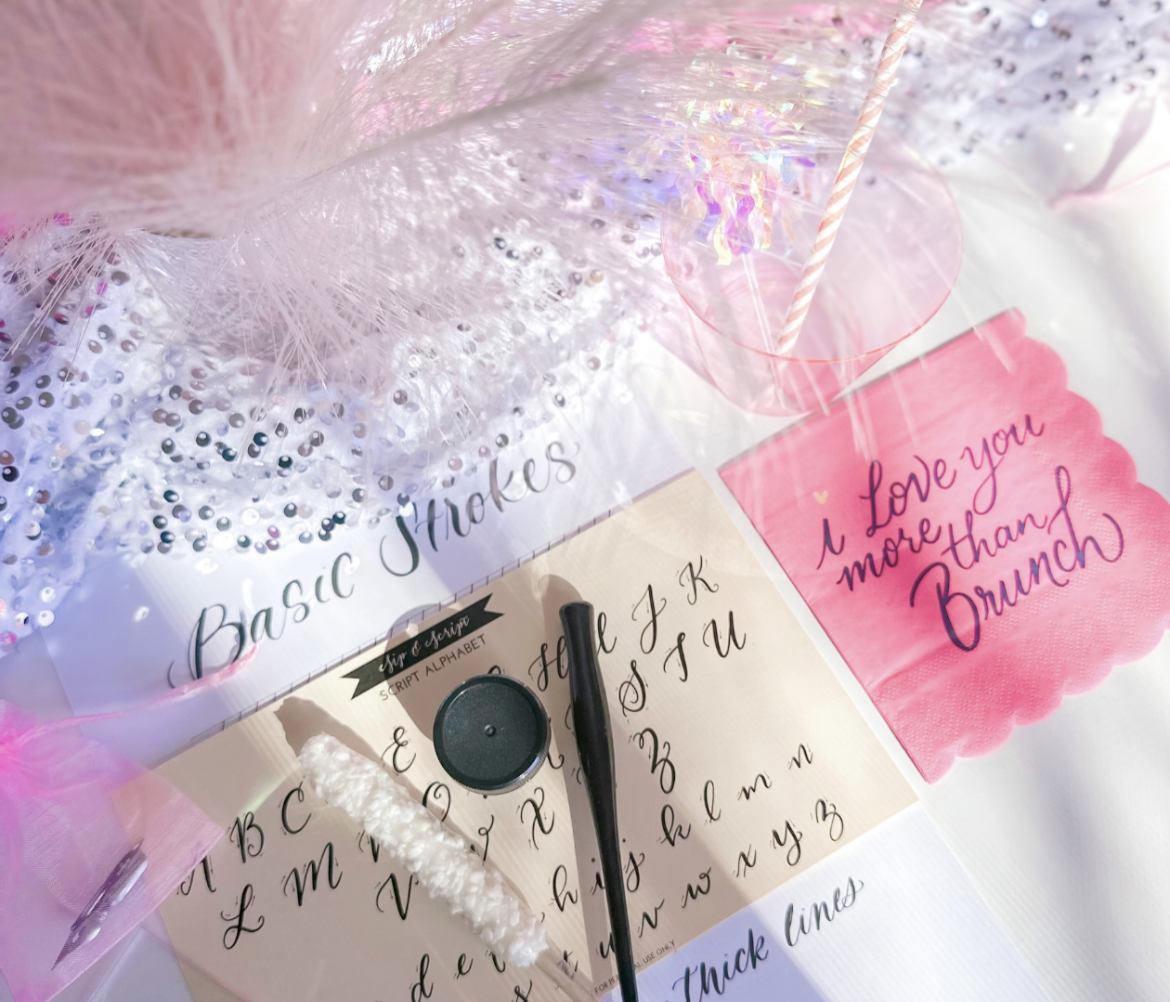 Upcoming Modern Calligraphy & Brush Lettering Classes, Sip & Script®