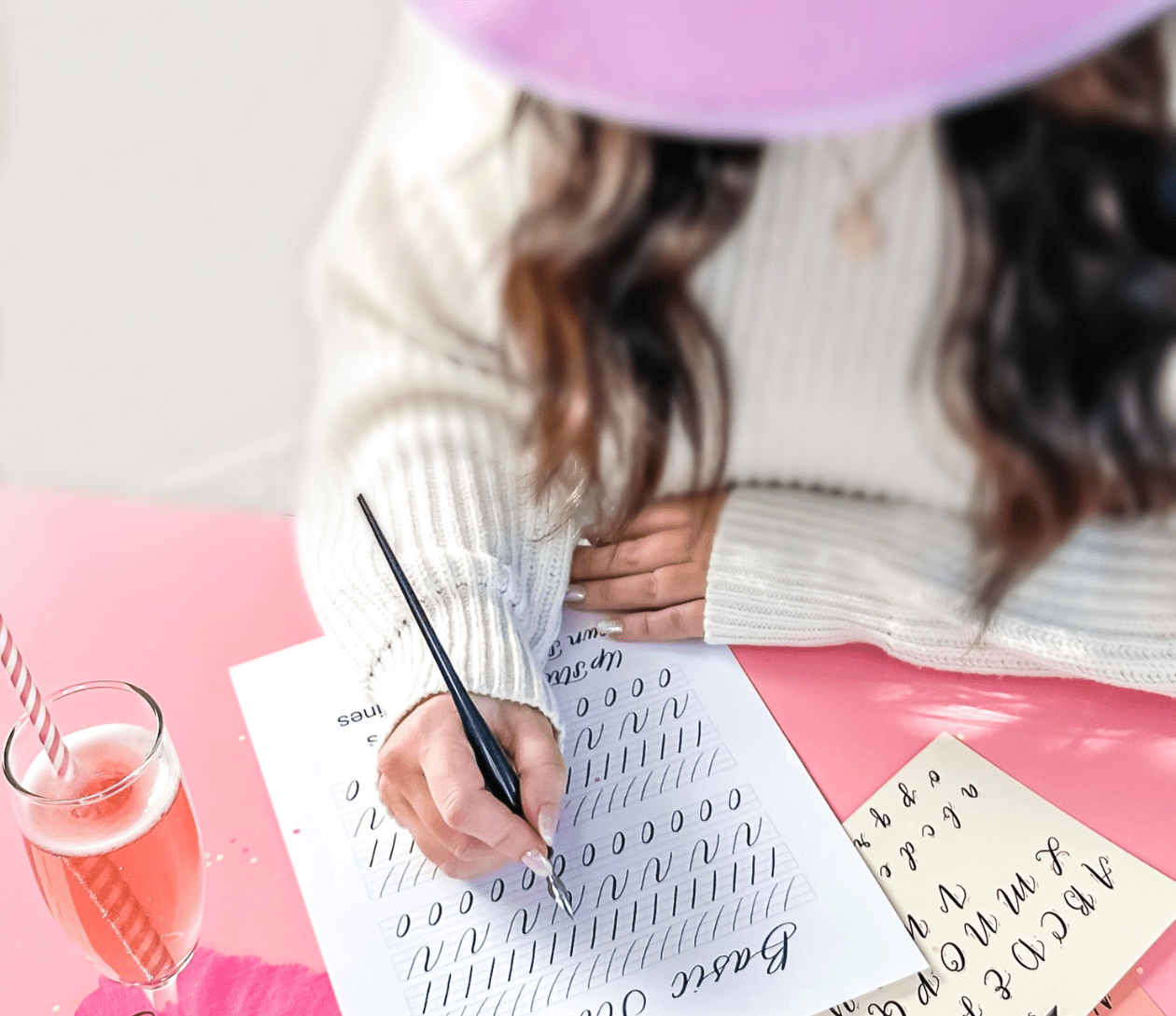 Upcoming Modern Calligraphy & Brush Lettering Classes, Sip & Script®