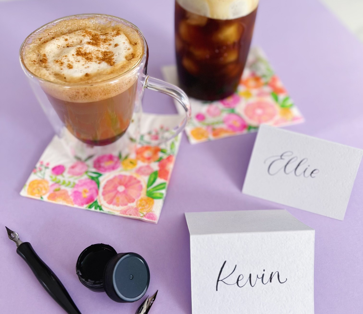 Upcoming Modern Calligraphy & Brush Lettering Classes, Sip & Script®