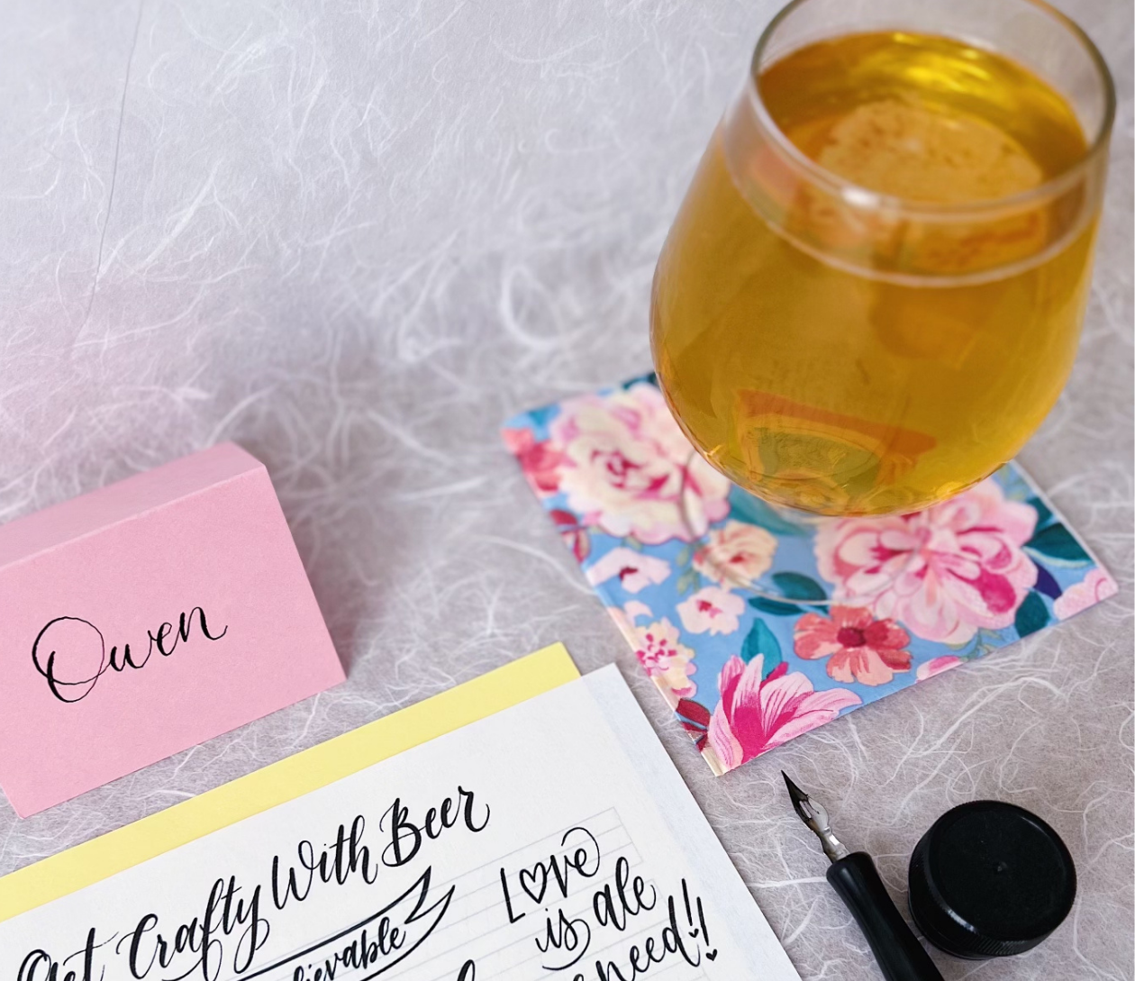 Upcoming Modern Calligraphy & Brush Lettering Classes, Sip & Script®