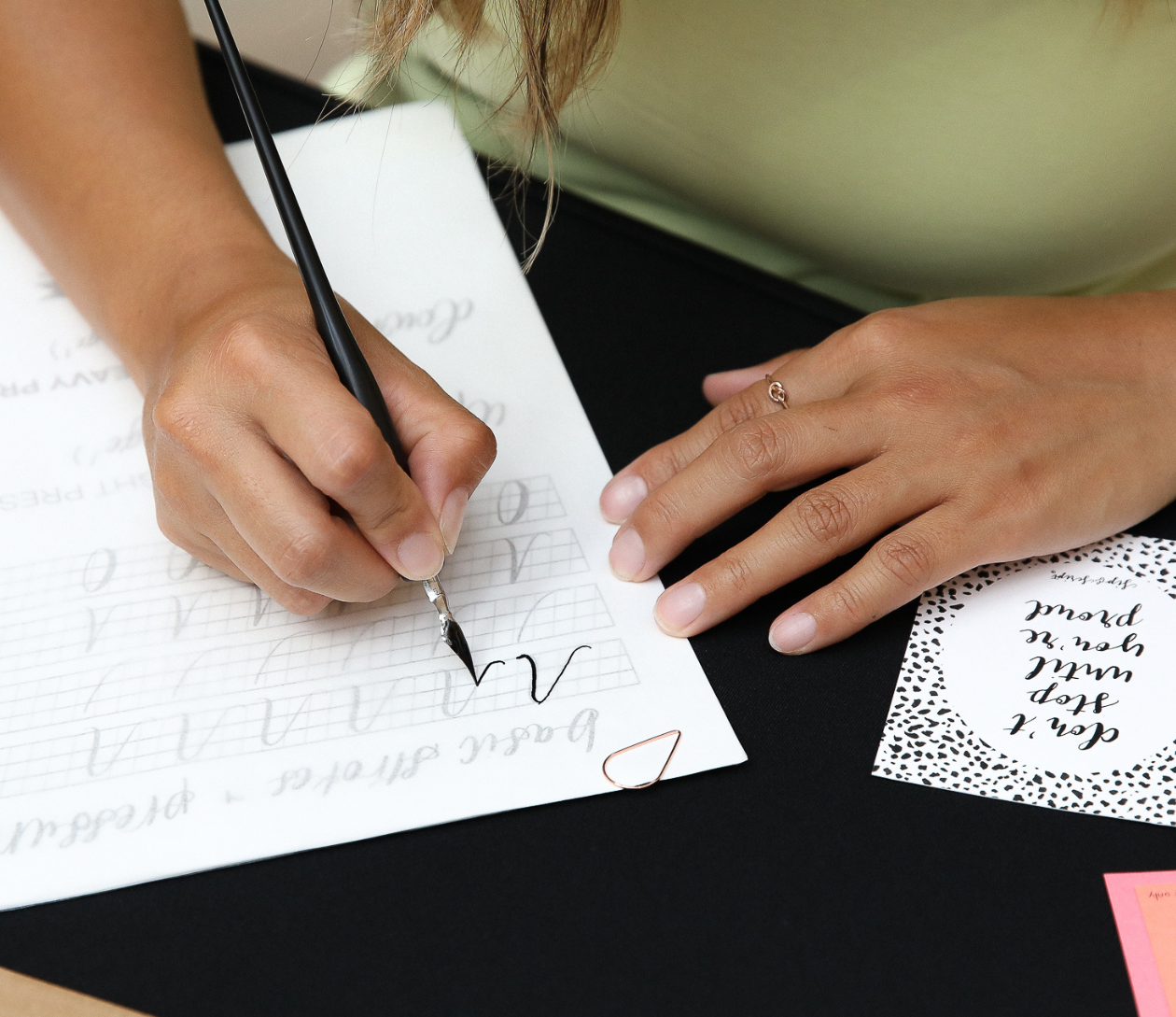 Upcoming Modern Calligraphy & Brush Lettering Classes, Sip & Script®