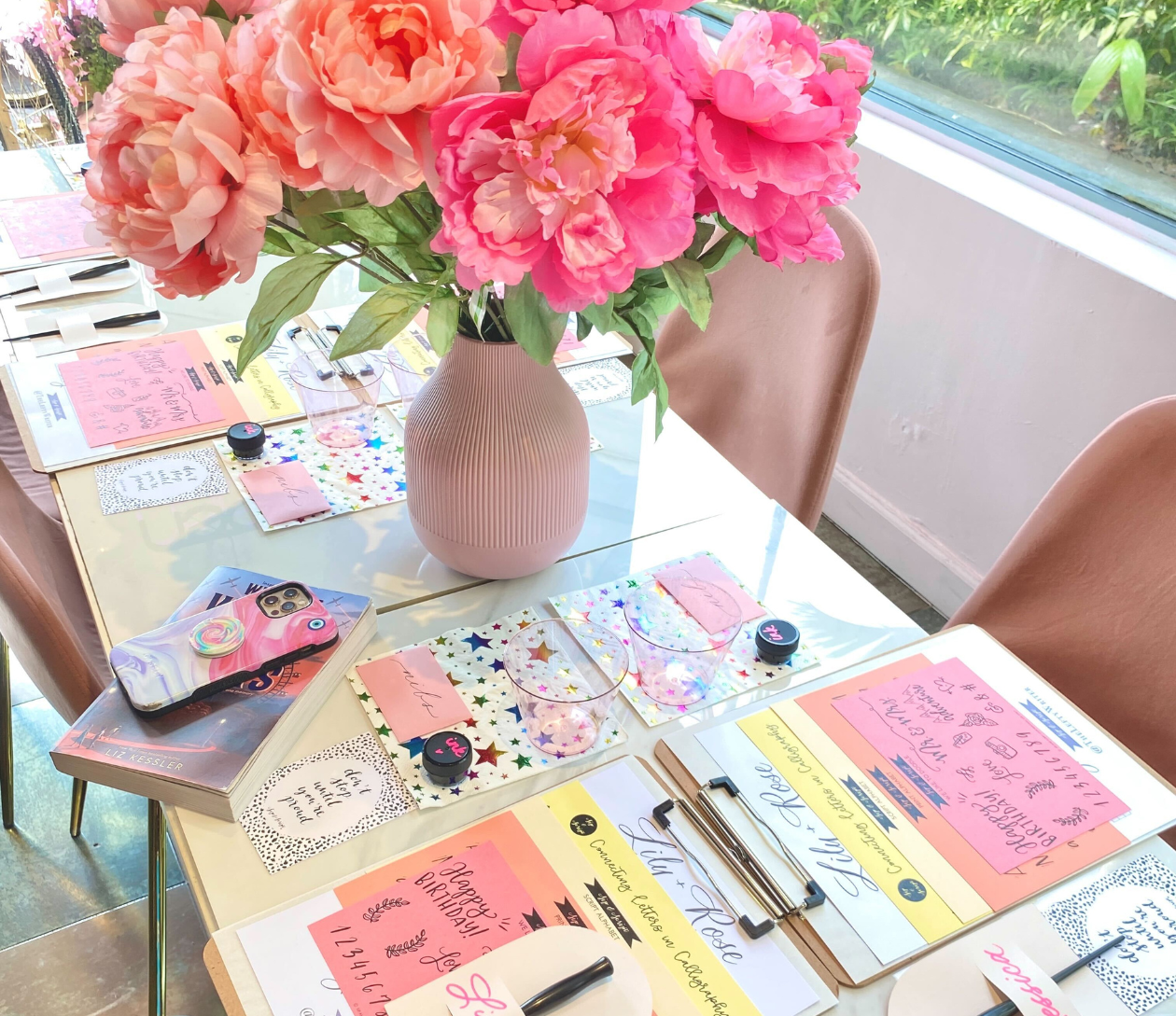 Upcoming Modern Calligraphy & Brush Lettering Classes, Sip & Script®