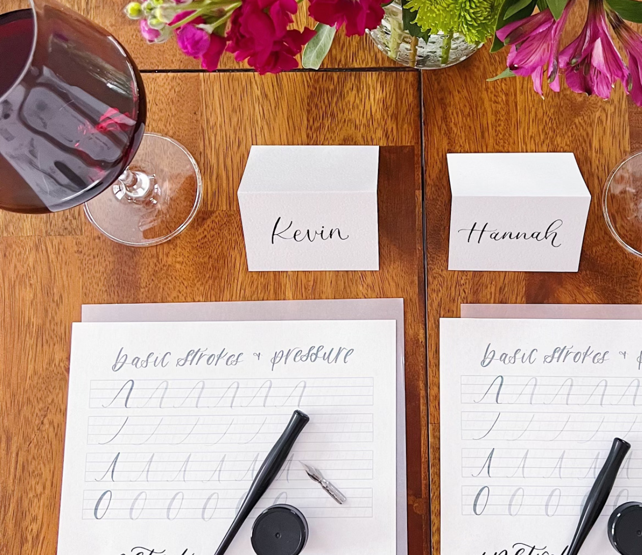 Upcoming Modern Calligraphy & Brush Lettering Classes, Sip & Script®