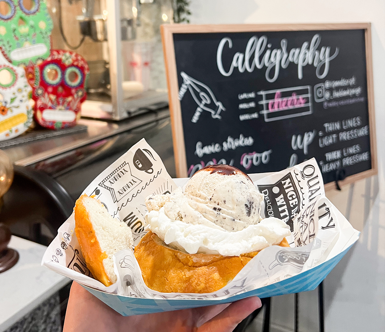 Modern Calligraphy for Beginners @ Valley Ice Cream Shop - Sip & Script