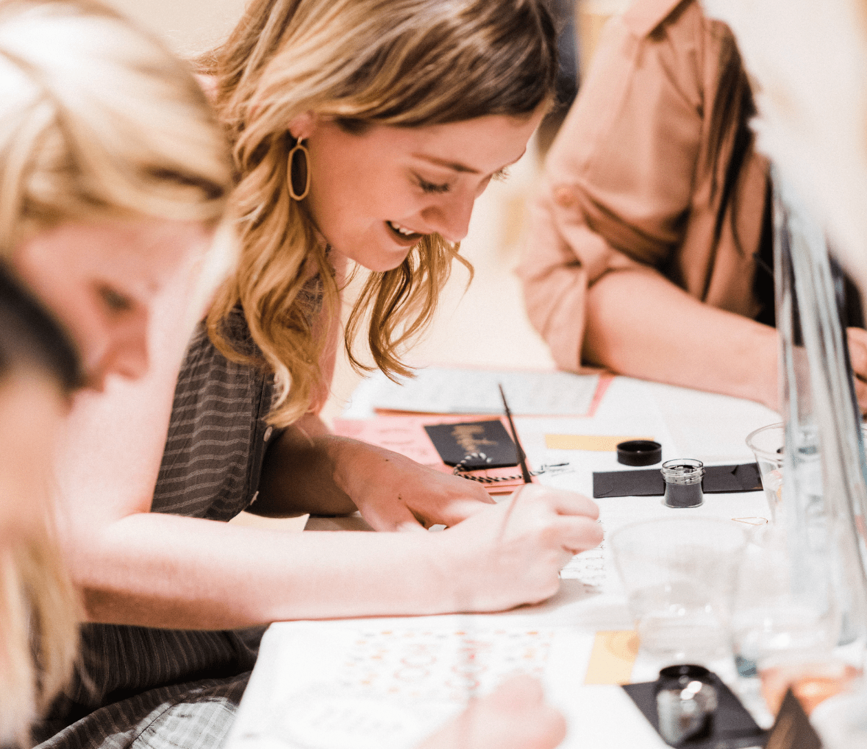 Upcoming Modern Calligraphy & Brush Lettering Classes, Sip & Script®