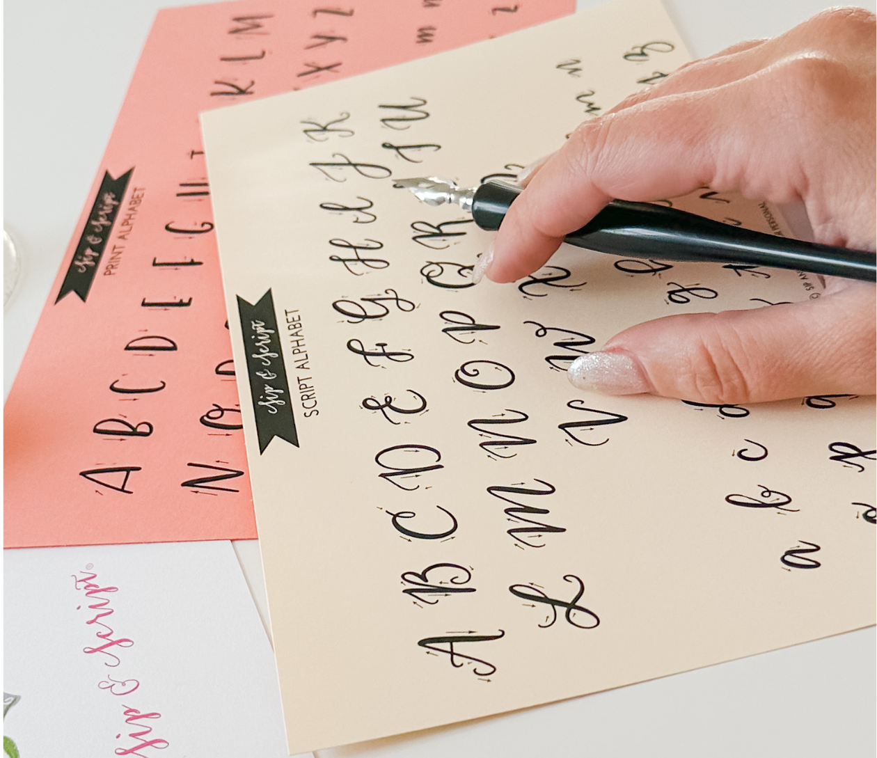 Upcoming Modern Calligraphy & Brush Lettering Classes, Sip & Script®