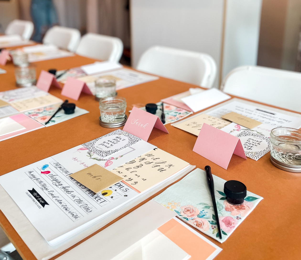 Upcoming Modern Calligraphy & Brush Lettering Classes, Sip & Script®