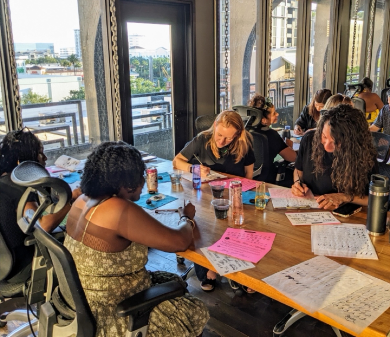 Upcoming Modern Calligraphy & Brush Lettering Classes, Sip & Script®