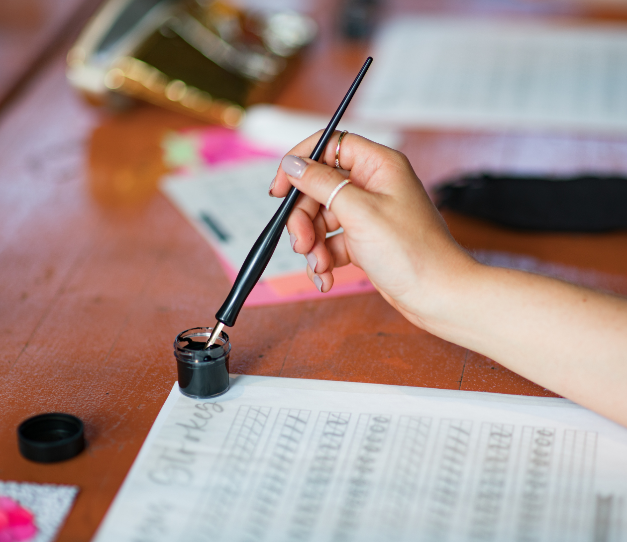 Upcoming Modern Calligraphy & Brush Lettering Classes, Sip & Script®