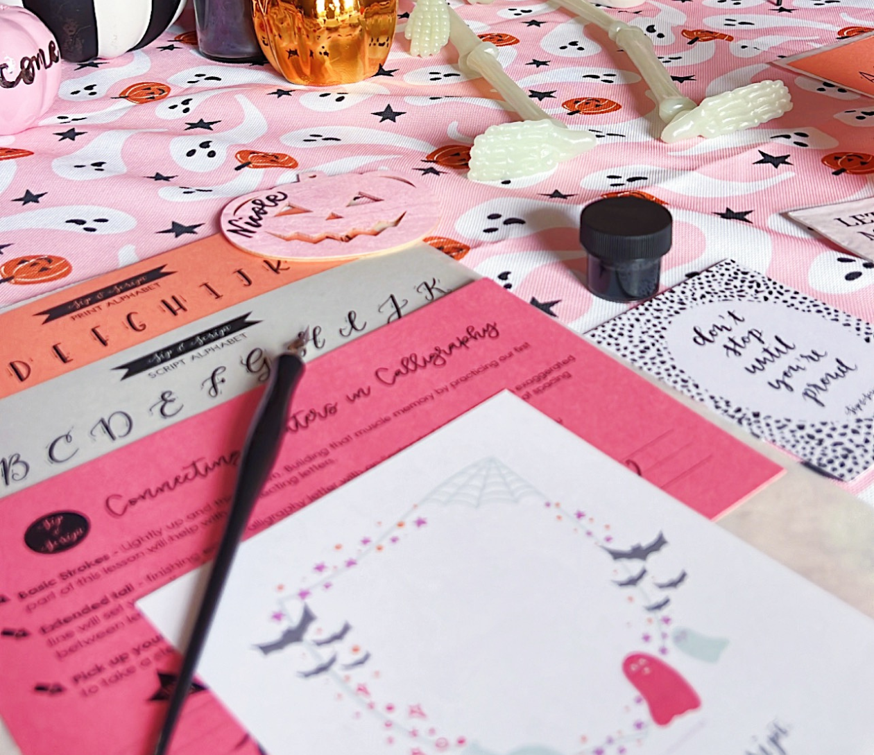 Upcoming Modern Calligraphy & Brush Lettering Classes, Sip & Script®