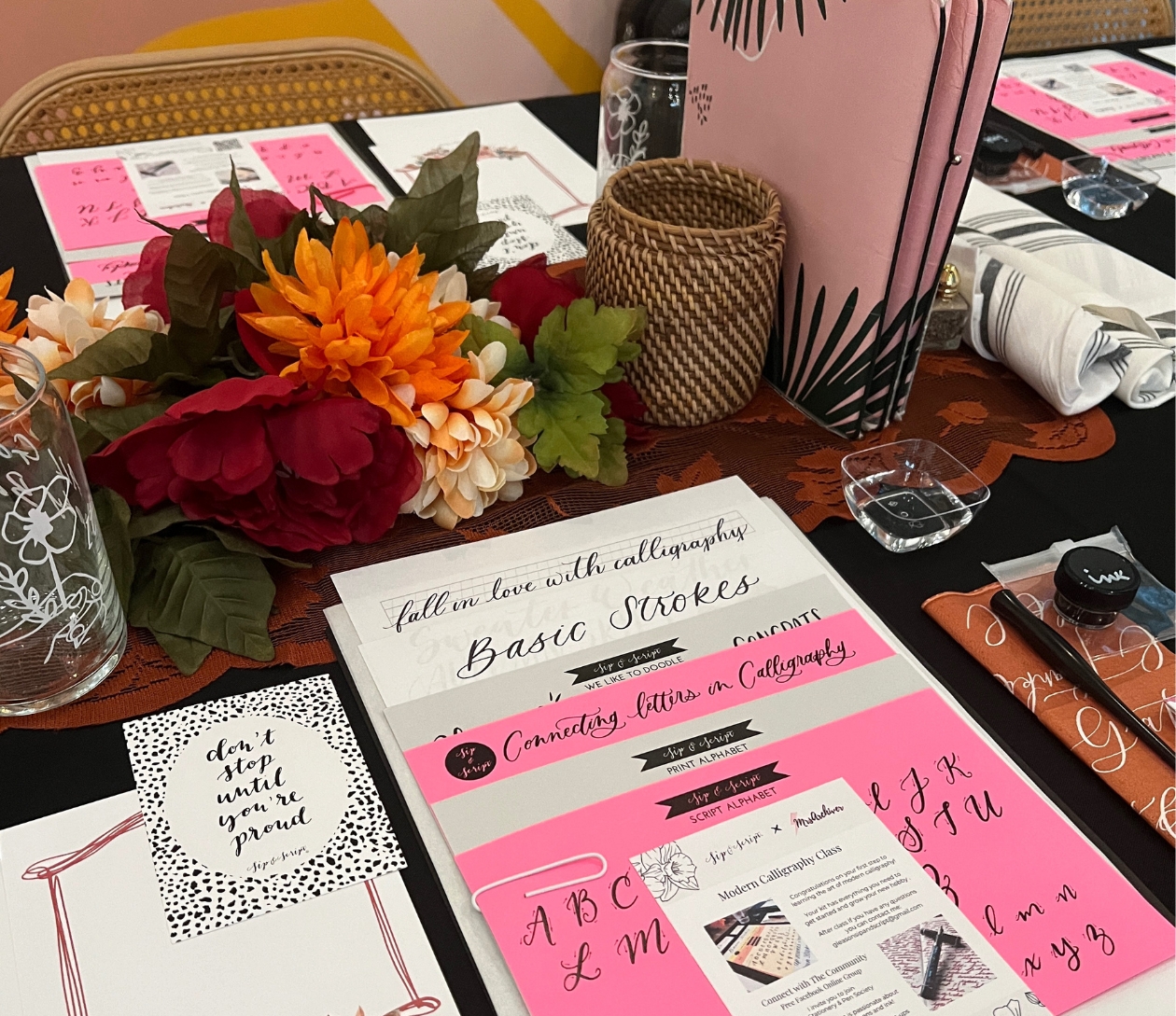 Modern Calligraphy for Beginners @ Box St. All Day – La Cantera Heights ...