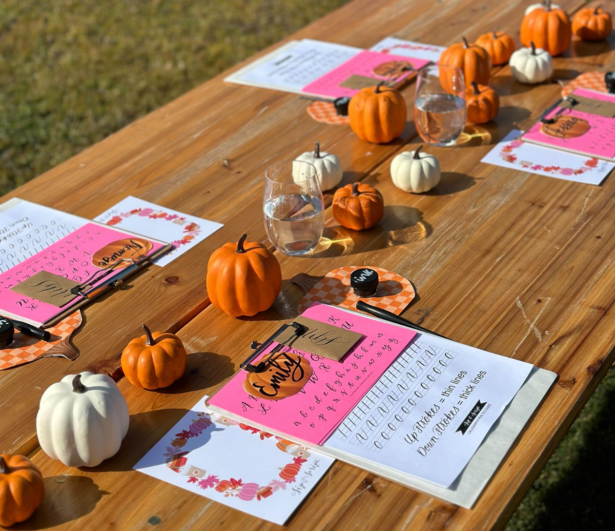 Modern Calligraphy & Pumpkin Lettering for Beginners at Marble City ...
