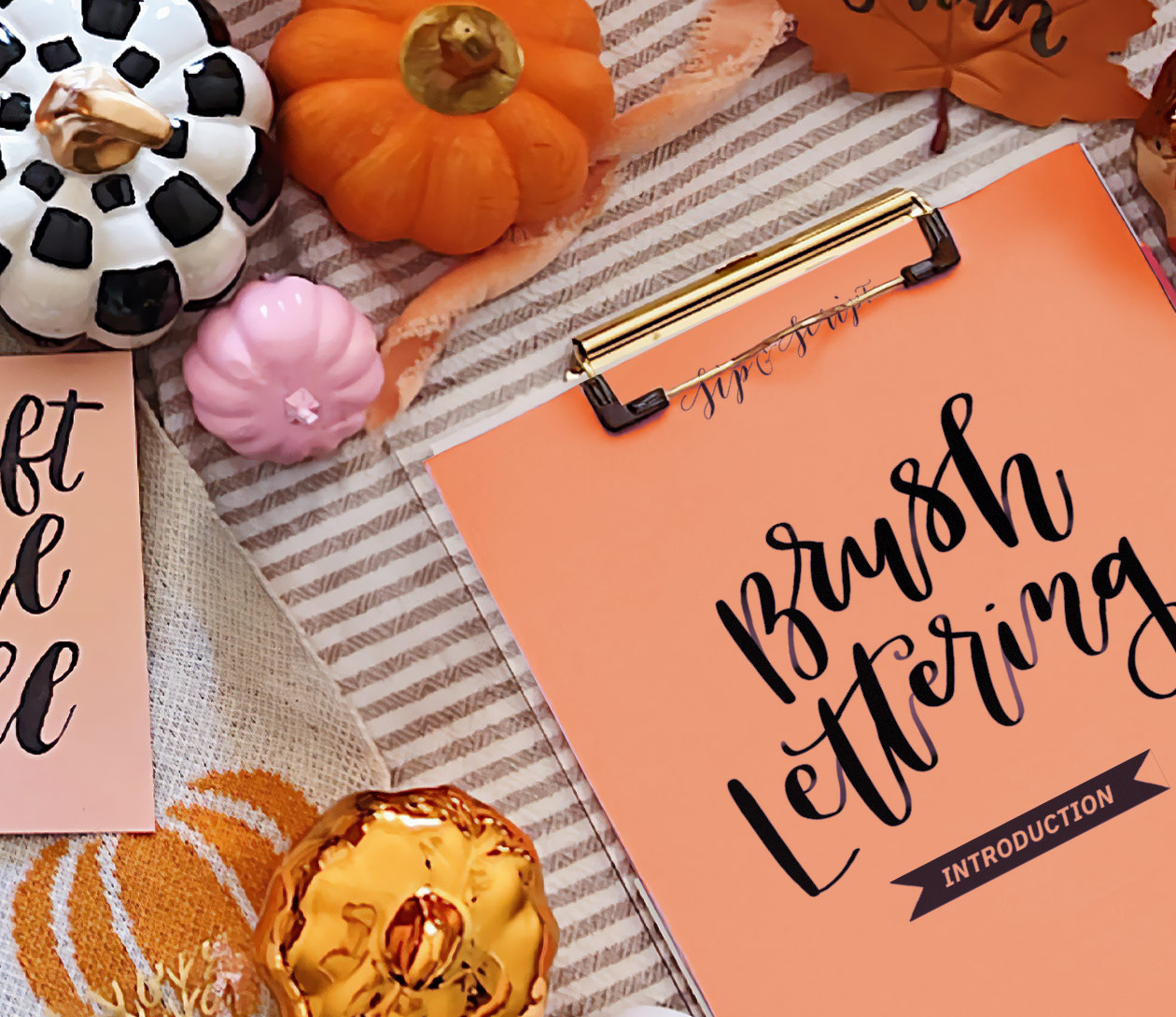 Brush Lettering & Pumpkin Lettering for Beginners at Creative Hub of ...