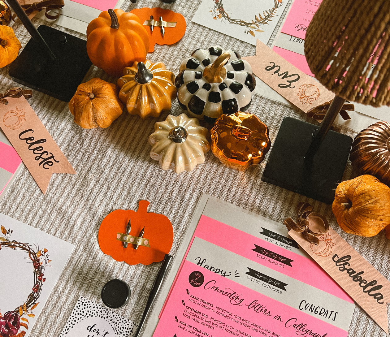 Upcoming Events, Calligraphy Classes, Hand Lettering