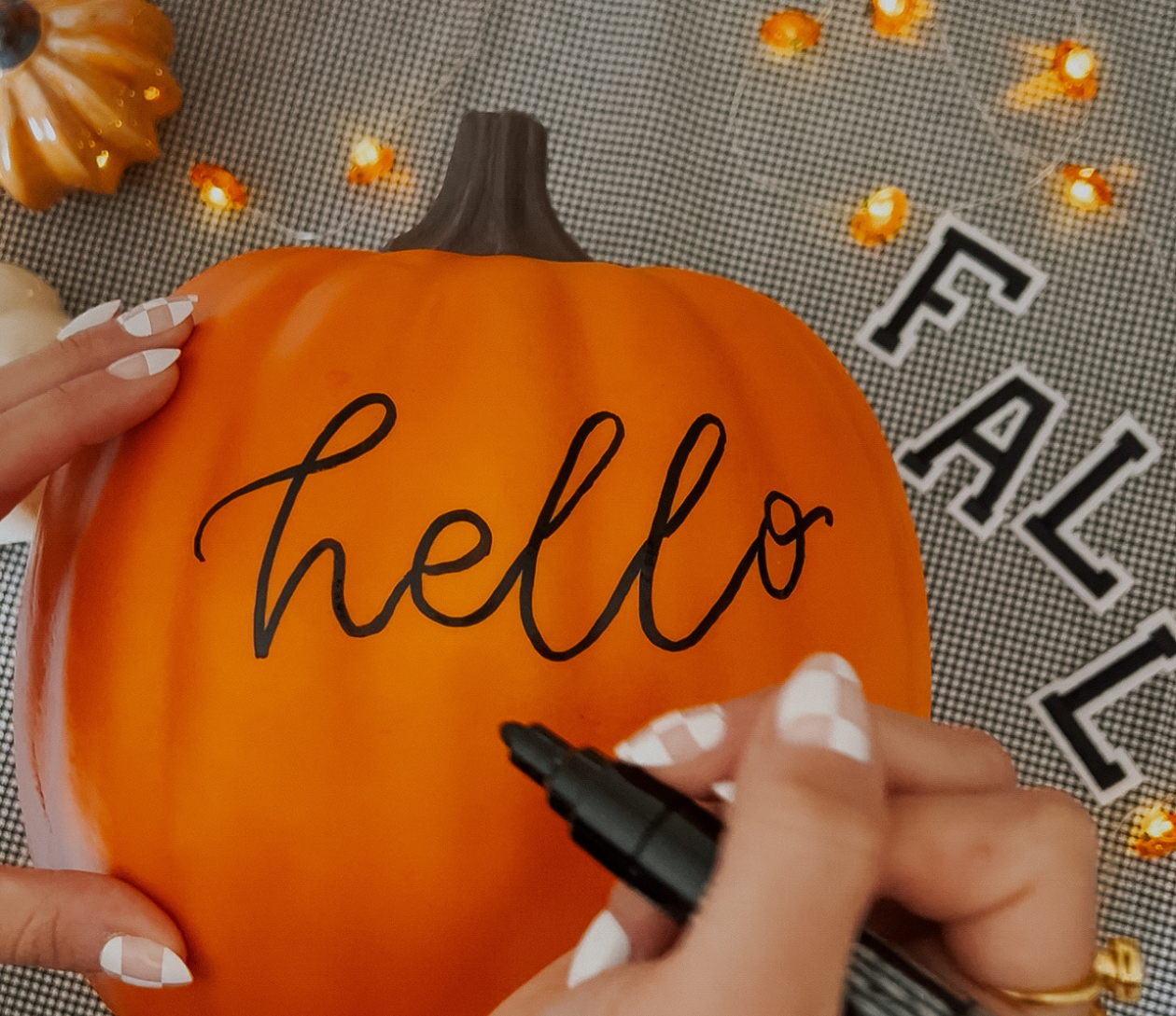 Gilmore Girls themed Modern Calligraphy & Pumpkin Lettering for ...