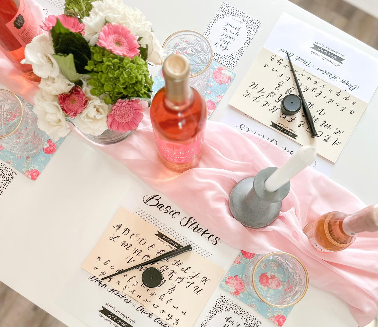 Modern Calligraphy for Beginners at Epigram Brew Co. - Sip & Script